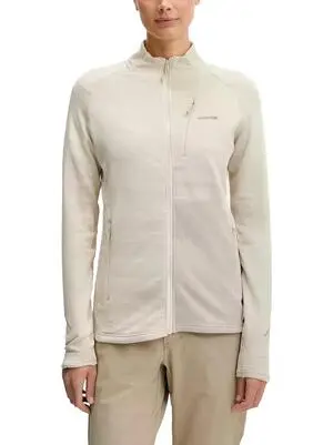 VIKING Birger Zip-up Ribbed Jacket - Neutrals