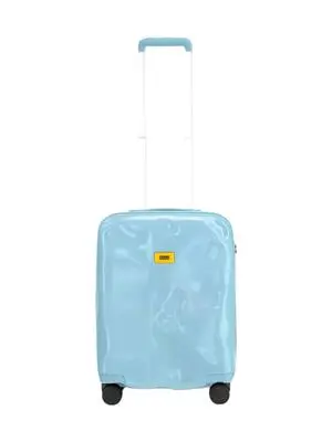 CRASH BAGGAGE Cabin Icon Dented Effect Suitcase - Blue