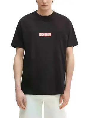 WACKO MARIA High Times Logo-print T-shirt - Black
