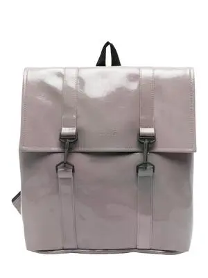 Rains Mini W3 Glaze-effect Backpack - Grey