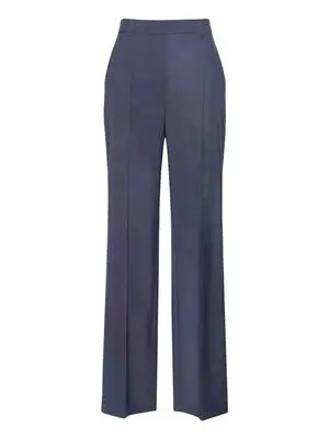 Max Mara Wool Trousers Ultramarine - Blue