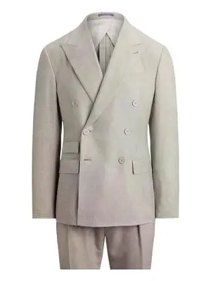 Ralph Lauren Purple Label Double-breasted Wool Suit - Grey
