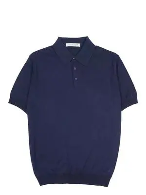 BROOKSFIELD Buttoned Polo Shirt - Blue