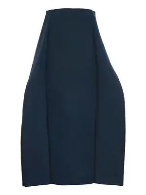A.W.A.K.E. Mode High-waisted Panelled Maxi Skirt - Blue