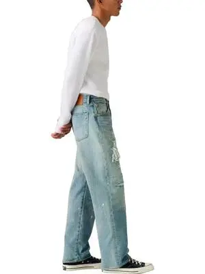 LEVI'S 501 Loose Distressed Jeans - Blue