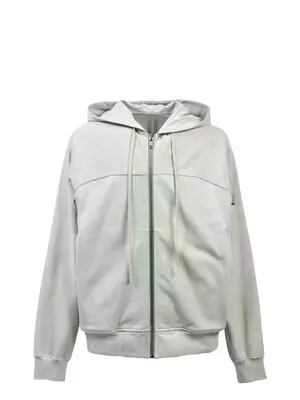 Rick Owens Zip-up Drawstring Hoodie - Grey