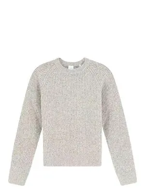 Aspesi Ribbed Raglan-sleeve Sweater - Grey