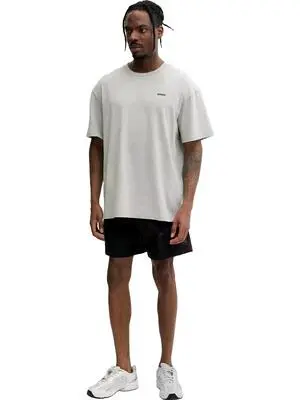 Under Armour Unstoppable Woven Logo-print Elasticated-waist Shorts - Black
