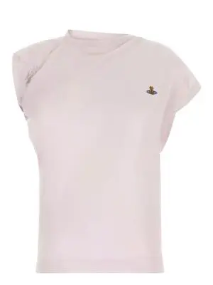 VIVIENNE WESTWOOD Hebo Asymmetrical Draped Top - Pink