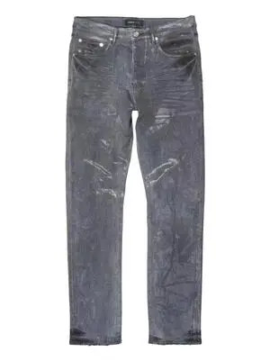 PURPLE BRAND P005 Faded-effect Slim Jeans - Grey