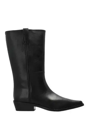 Michael Kors Farren Leather Boots - Black