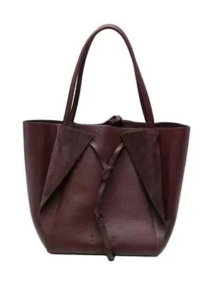 Gabriela Hearst Gabriela Hearst Marija Grained-Leather Tote Bag Red