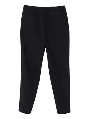 BOSS Virgin Wool Elasticated Waistband Trousers - Blue