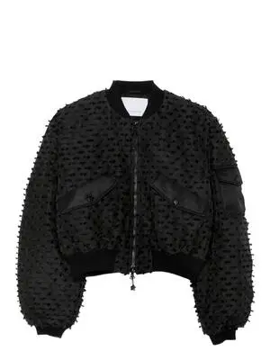 Cecilie Bahnsen Fil-coupé Jacket - Black
