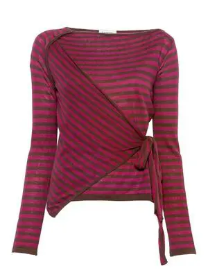 DAMSON MADDER Hannie Long-sleeve T-shirt - Purple