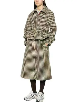 DAMSON MADDER Myrtle Trench Coat - Blue