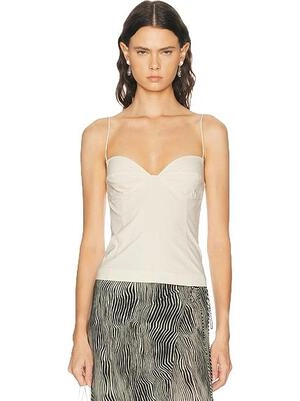ST. AGNI Studio Cami Top Porcelain