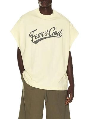 Fear Of God Cut Off 90's Shirt - Chalk