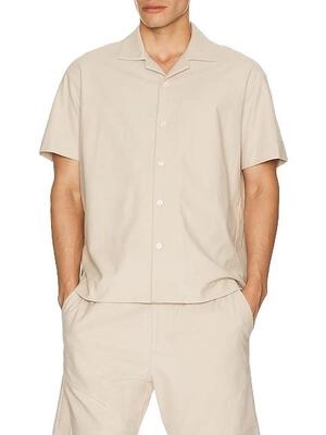 Theory Soft Terry Shirt - Warm Silver Cloud