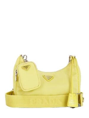 Prada Re-edition 2005 Re-nylon Shoulder Bag - Yellow