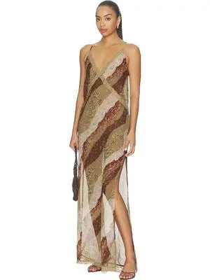 Lioness Melrose Maxi Dress In . Also - Multi