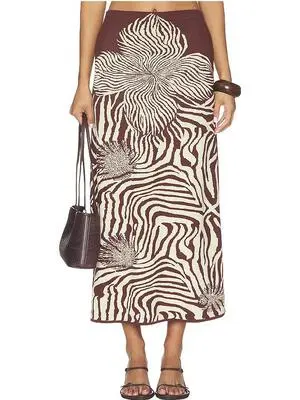 Alexis Jazlyn Skirt In . Also - Brown