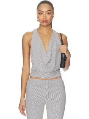 Superdown Libbie Drape Top In . Also - Grey