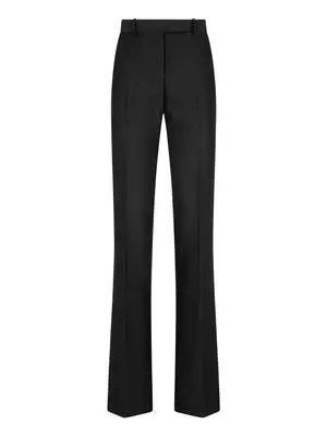 TOM FORD Wool-silk Tailored Trousers - Black