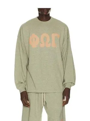 Fear Of God Fear Of God ESSENTIALS Merch Long Sleeve Tee Grey