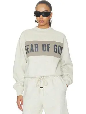 Fear Of God Classic Logo Sweatshirt - Grey