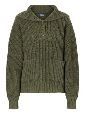 Polo Ralph Lauren Cotton And Wool-blend Sweater - Green
