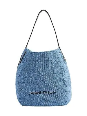 JW Anderson Beaded Small Bulb Bag - Blue