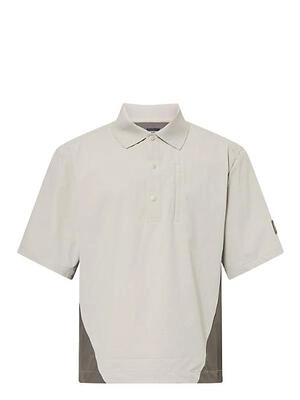 MANORS Shooter Branded Stretch-woven Polo Shirt - Dune
