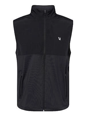 Vuori Sunday Element Logo-print Woven Gilet - Black