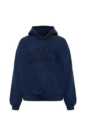 ROTATE BY BIRGER CHRISTENSEN Logo-embroidered Hoodie - Blue