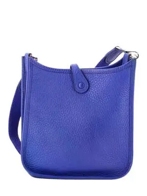Hermès Evelyne Bag Gen Iii Clemence Tpm Crossbody Bag - Blue