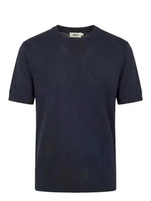Altea Fine-knit Short-sleeve T-shirt - Blue