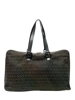Fendi All-over-logo Luggage - Brown