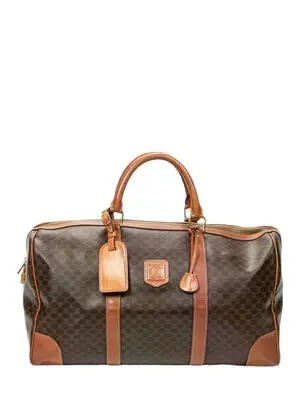 Celine Macadam Boston Travel Bag - Brown