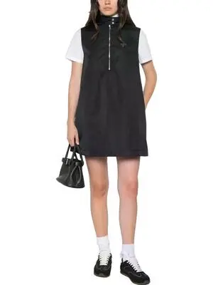 Prada A-line Sleeveless Mini Dress - Black