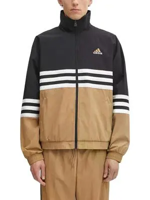 Adidas Striped Panel Jacket - Black