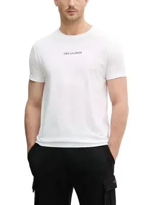 TRUSSARDI Graphic-print Logo-print T-shirt - White
