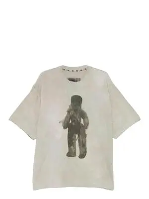 ZIGGY CHEN Digital-print T-shirt - Grey