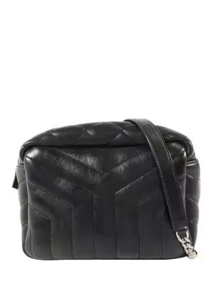 Saint Laurent Loulou Quilted Mini Shoulder Bag - Black