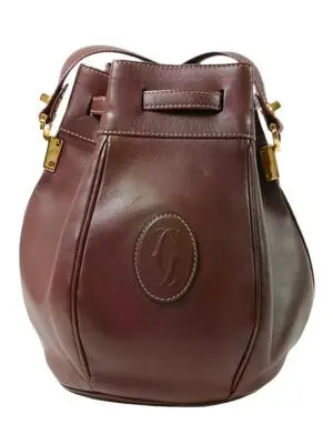 Cartier Must De Bucket Bag - Red