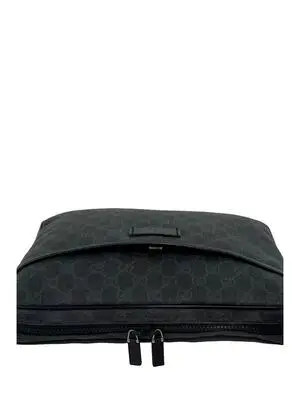 Gucci 2000-2015 Gg Supreme Crossbody Bag - Black