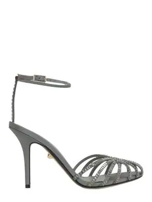 ALEVI MILANO Penelope Crystal-embellished Sandals - Grey