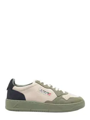AUTRY Medalist Panelled Suede Sneakers - Neutrals