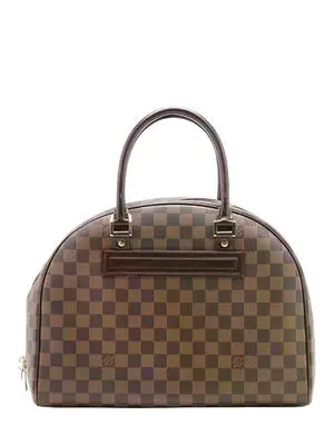 LOUIS VUITTON 2005 Damier Ebene Nolita Handbag - Brown