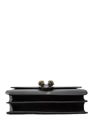 Gucci 2016-2026 Medium Calfskin Bamboo Dionysus Web Satchel - Black